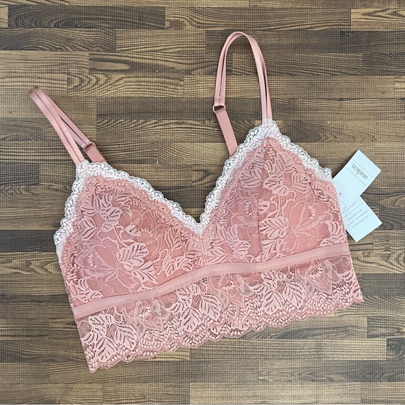 Auden | Intimates & Sleepwear | Nwt Auden Lightly Padded Long Line Pink ...